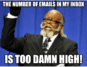 Laugh along with these too many emails meme that are just so relatable